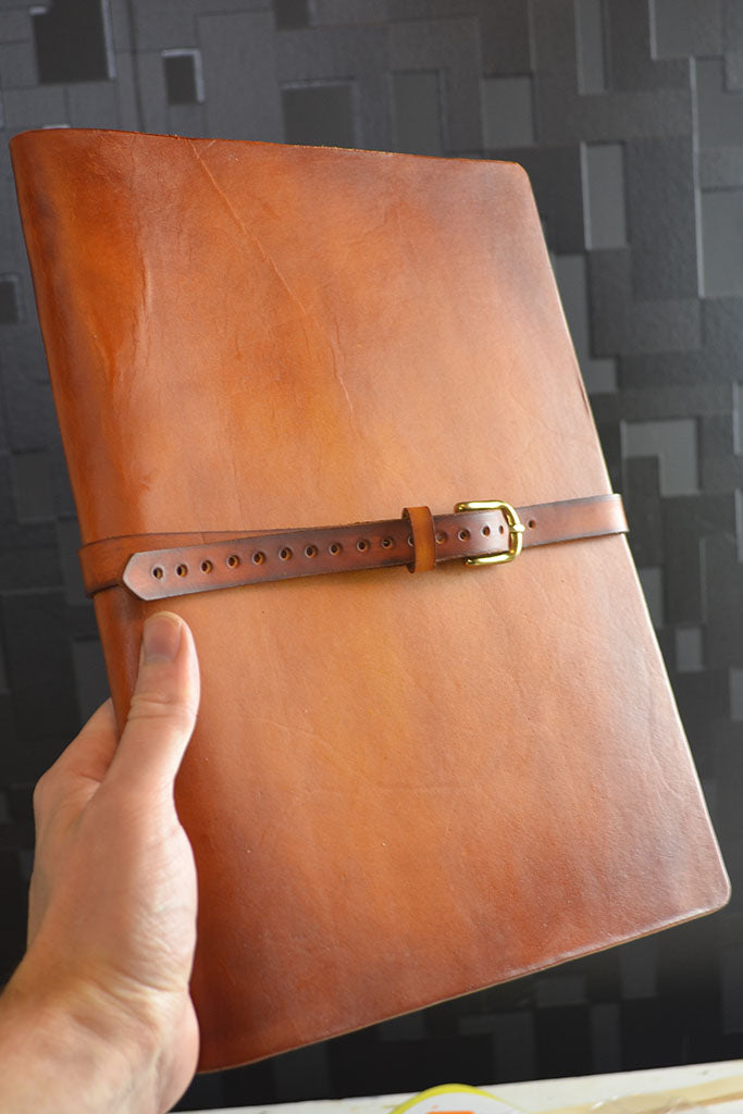 A4 Leather Book – Bespoke Leather